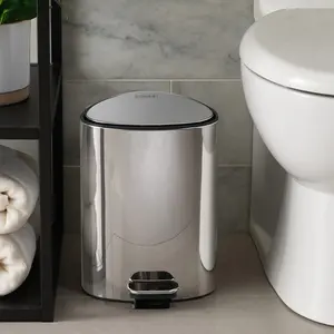 JOSEPH JOSEPH Easystore Luxe Stainless-steel 5l Pedal Bin