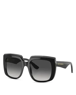 Dolce & Gabbana Square Sunglasses - Black/gray Gradient