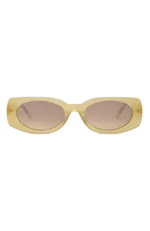 Dezi Booked Rectangular Sunglasses - Pineapple/coconut Flash
