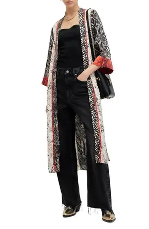 ALLSAINTS Casa Waimea Python Print Duster
