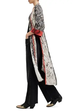 ALLSAINTS Casa Waimea Python Print Duster