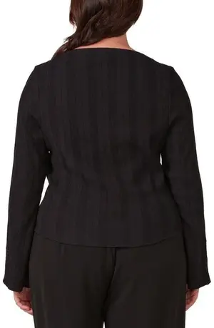 ESTELLE Crinkle Woven Top