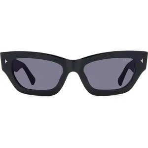 Dezi Stacked 55mm Cat Eye Sunglasses
