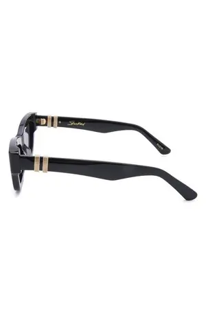 Dezi Stacked 55mm Cat Eye Sunglasses
