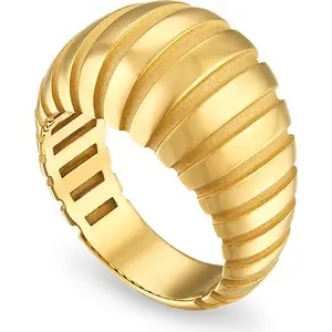 PAMELA ZAMORE Noa Large Dome Ring - Gold