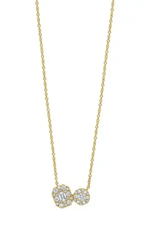 Bony Levy Maya Diamond Asymmetric Pendant Necklace - 18k Yellow Gold