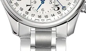LONGINES Master Automatic Chronograph Bracelet Watch - White