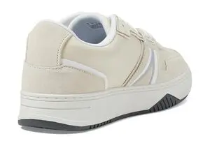 Lacoste L001 Lace-up Leather Sneakers - Bone