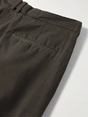 The Row Keenan Pleated Virgin Wool Suit Trousers - Gray | Editorialist
