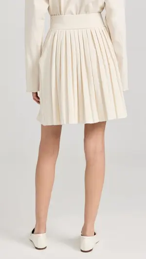 LES TIEN Paulina Pleated Tennis Skirt
