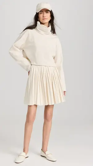 LES TIEN Paulina Pleated Tennis Skirt