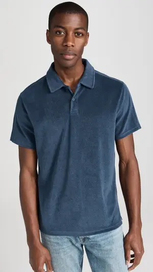 FAIR HARBOR Ravello Terry Polo - Navy