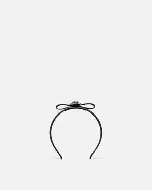 Versace Ribbon Headband - Black