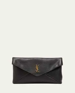 Saint Laurent Large Envelope Pouch - Black