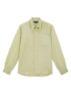 Vilebrequin Linen Button-up Shirt - Citronelle