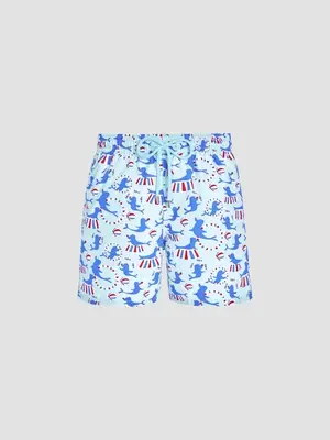 Vilebrequin Circus Print Swim Trunks - Thalassa