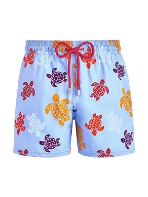 Vilebrequin Multicolor Tortoise Swim Trunks Neutral