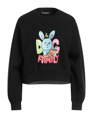 Dolce & Gabbana Cotton Blend Sweatshirt With Graphic Print