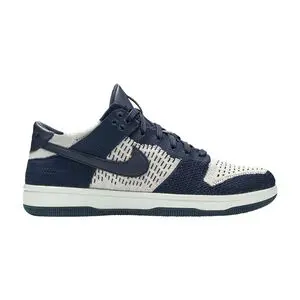 Nike Dunk Low Flyknit 'college Navy Platinum - Blue