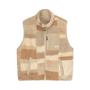 StÜssy Colorblock Reversible Vest - Brown