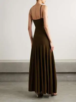 Khaite Ember Merino Wool-blend Maxi Dress