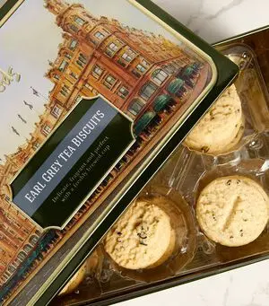 Harrods Earl Grey Tea Biscuit Tin