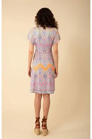 Hale Bob Elise Jersey Midi Dress - Orange