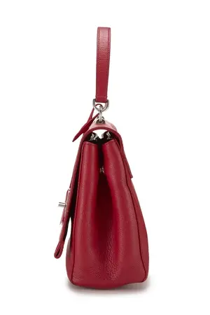 LOUIS VUITTON Leather Lockme Ii Shoulder Bag - Red