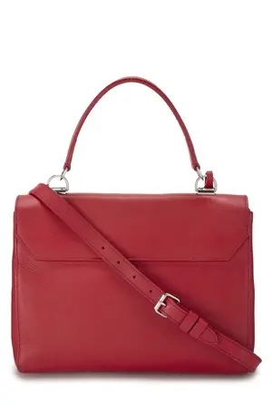 LOUIS VUITTON Leather Lockme Ii Shoulder Bag - Red
