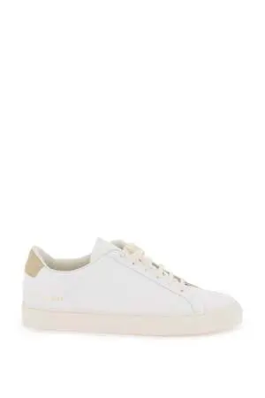 COMMON PROJECTS Retro Low Top Sne - Bianco