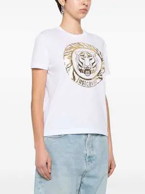 Just Cavalli Logo-print T-shirt - White