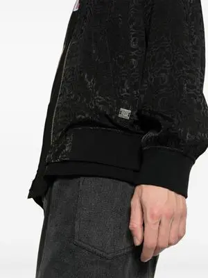 Just Cavalli Logo-jacquard Bomber Jacket