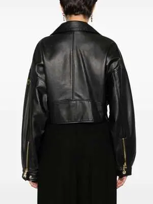 Just Cavalli Leather Biker Jacket