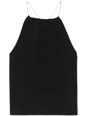THOM KROM Chain-straps Gathered Tank Top