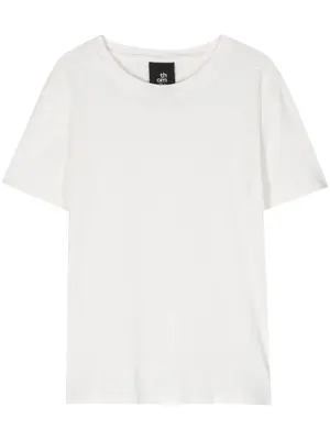 THOM KROM Panelled Crew-neck T-shirt - White