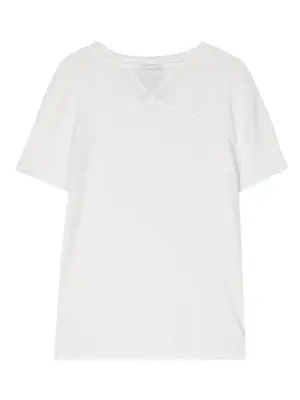 THOM KROM Panelled Crew-neck T-shirt - White