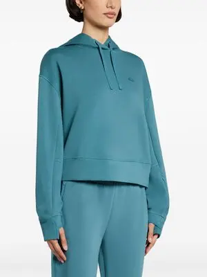 Lacoste Cotton Logo Hoodie - Blue