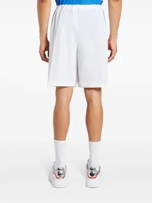 Lacoste Logo-appliqué Track Shorts - White