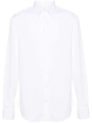 Emporio Armani Long-sleeve Cotton Shirt - White
