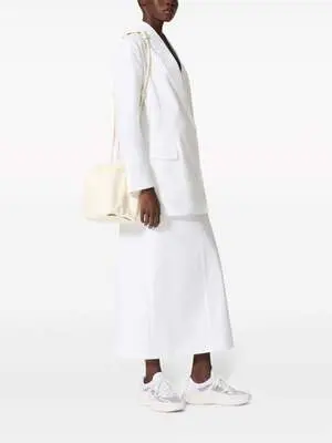 Valentino Garavani Compact Poplin Midi Skirt