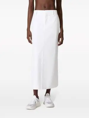Valentino Garavani Compact Poplin Midi Skirt