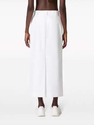 Valentino Garavani Compact Poplin Midi Skirt