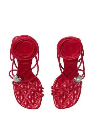 Burberry Ivy Shield Strappy Sandals