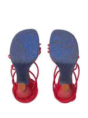 Burberry Ivy Shield Strappy Sandals