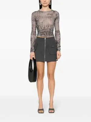 Ksubi Zip-up Mini Skirt
