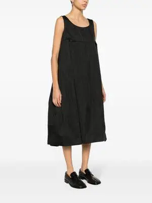 Comme Des Garçons Patterned Jacquard Sleeveless Dress