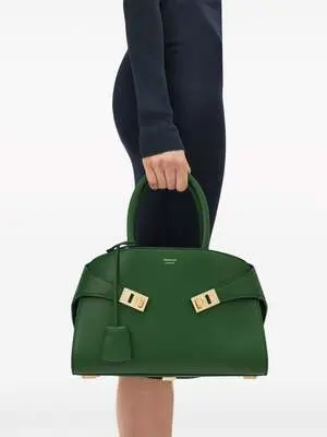 FERRAGAMO Medium Hug Tote Bag - Green