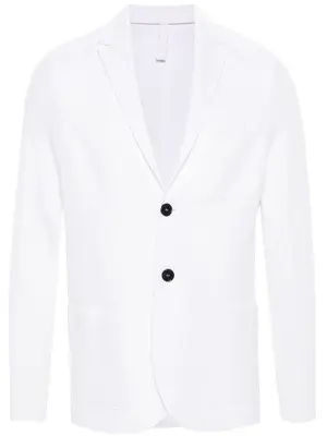 Harris Wharf London Single-breasted Honeycomb Blazer