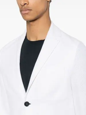 Harris Wharf London Single-breasted Honeycomb Blazer