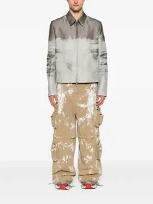 DIESEL J-pylon Abstract-pattern Jacket